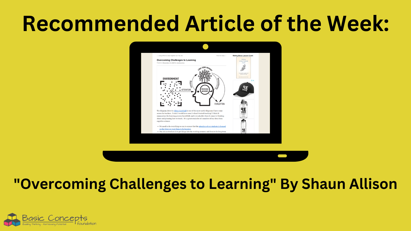 Social Media Post #8: Recommended Article Of The Week | Basic Concepts ...